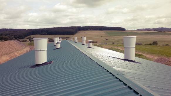 Exhaust Chimneys - Scan-Air | Optimal airflow for an optimal barn climate