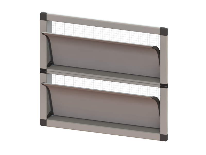 Tunnel inlet WVH-V - Scan-Air | Optimal climate in all barns
