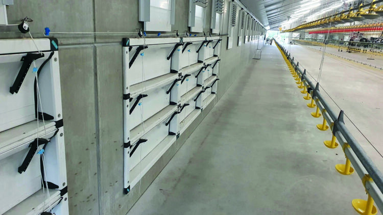 Tunnel inlet WVH-V - Scan-Air | Optimal climate in all barns