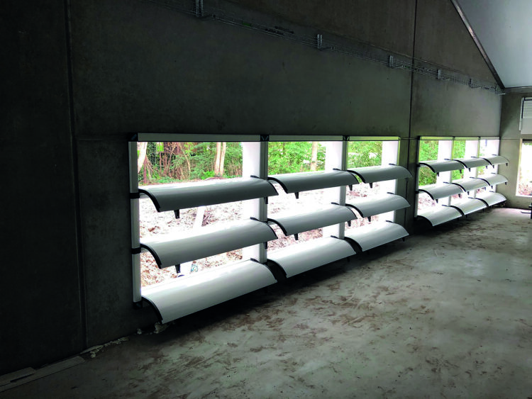 Tunnel inlet WVH-V - Scan-Air | Optimal climate in all barns